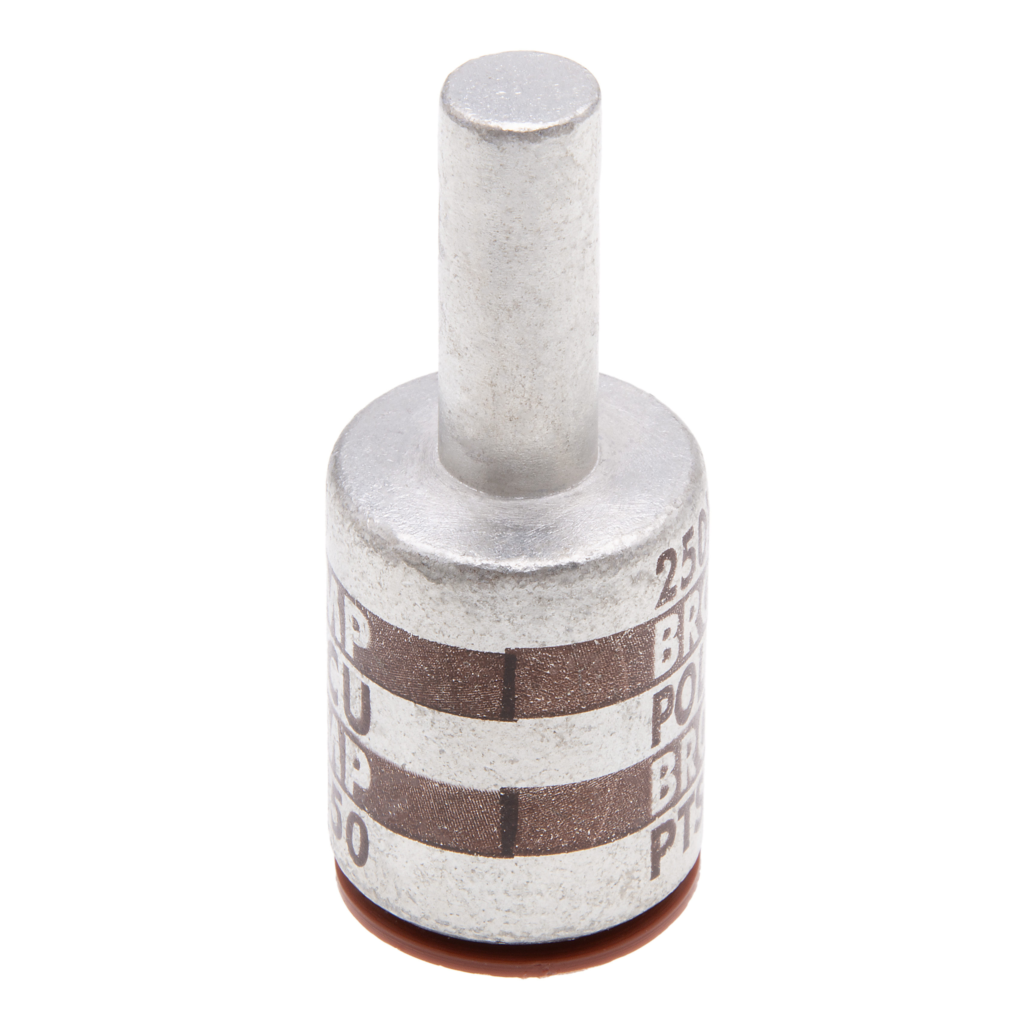 Polaris PTS250 Aluminum, Tin Plated Pin Terminal, 250 Mcm Wire Size, 3/ ...